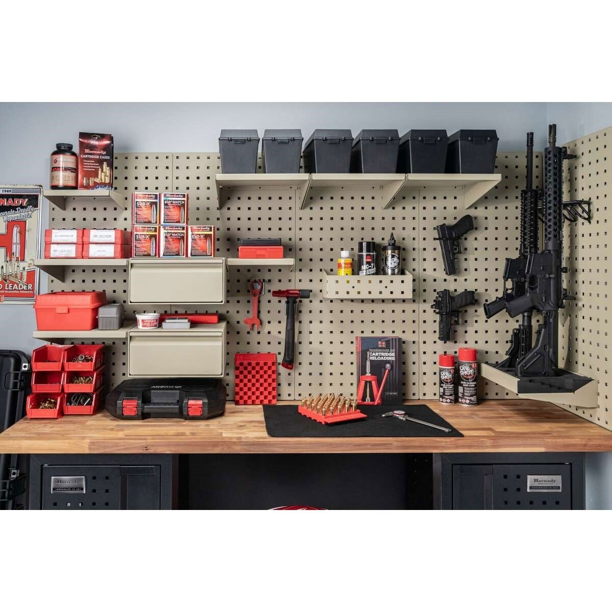 HORNADY SQUARE-LOK HORIZONTAL GUN RACK
