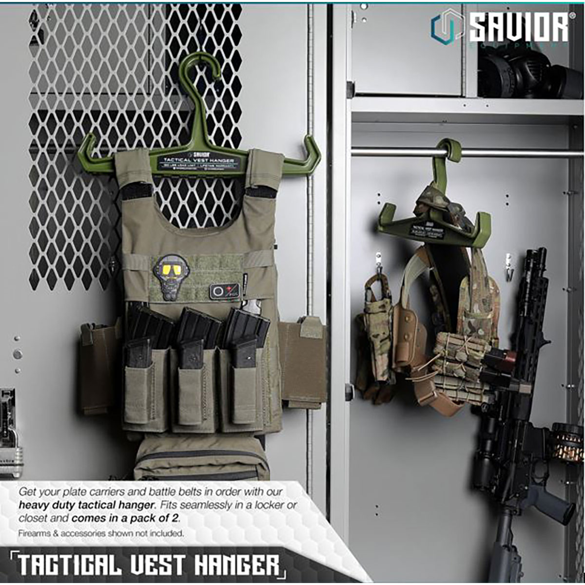 SAVIOR EQUIPMENT HEAVY DUTY VEST HANGERS