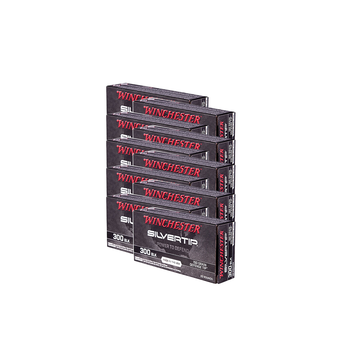 WINCHESTER 300 AAC Blackout 150gr Defense Tip 200/Case SKU: 105004422