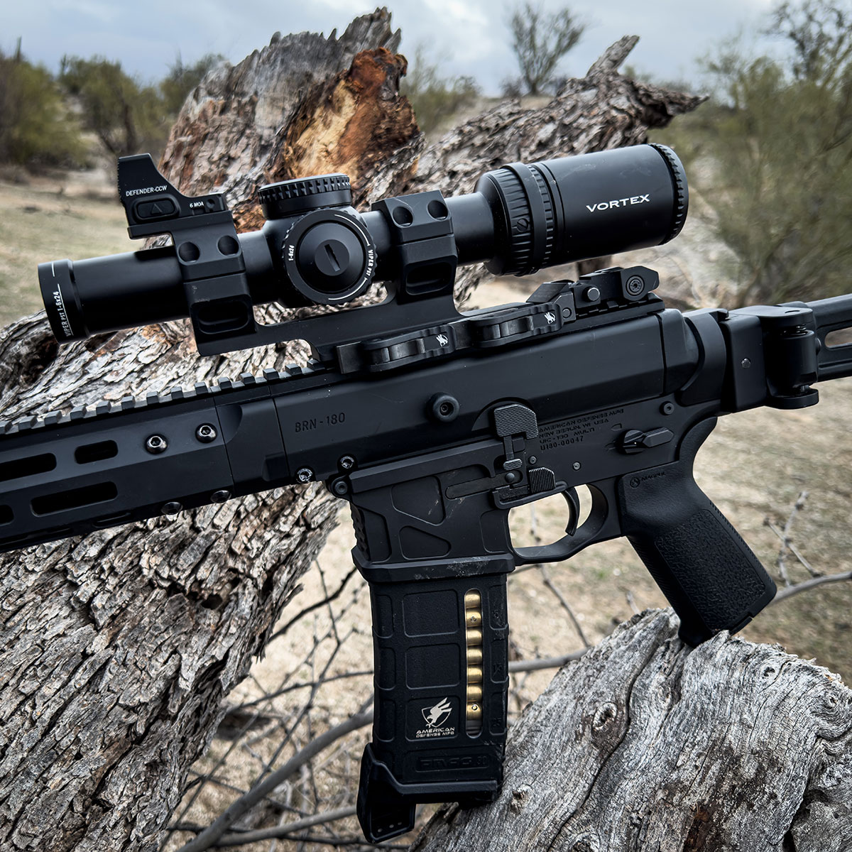 AMERICAN DEFENSE MANUFACTURING UIC-180 STRIPPED LOWER AMBI RECEIVER