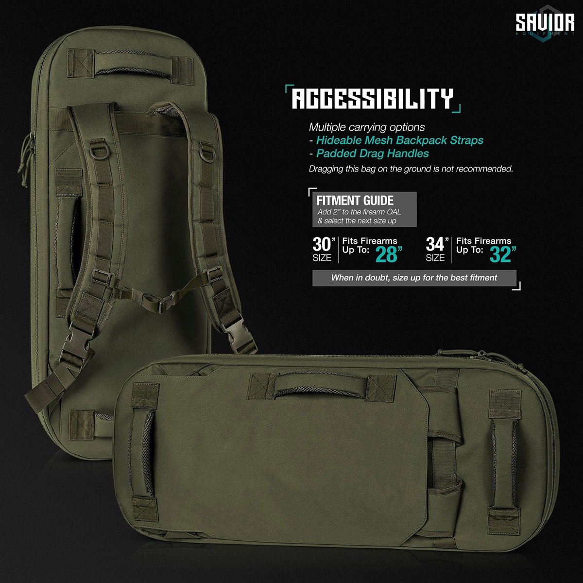 SAVIOR EQUIPMENT SPECIALIST COVERT SINGLE RIFLE CASES