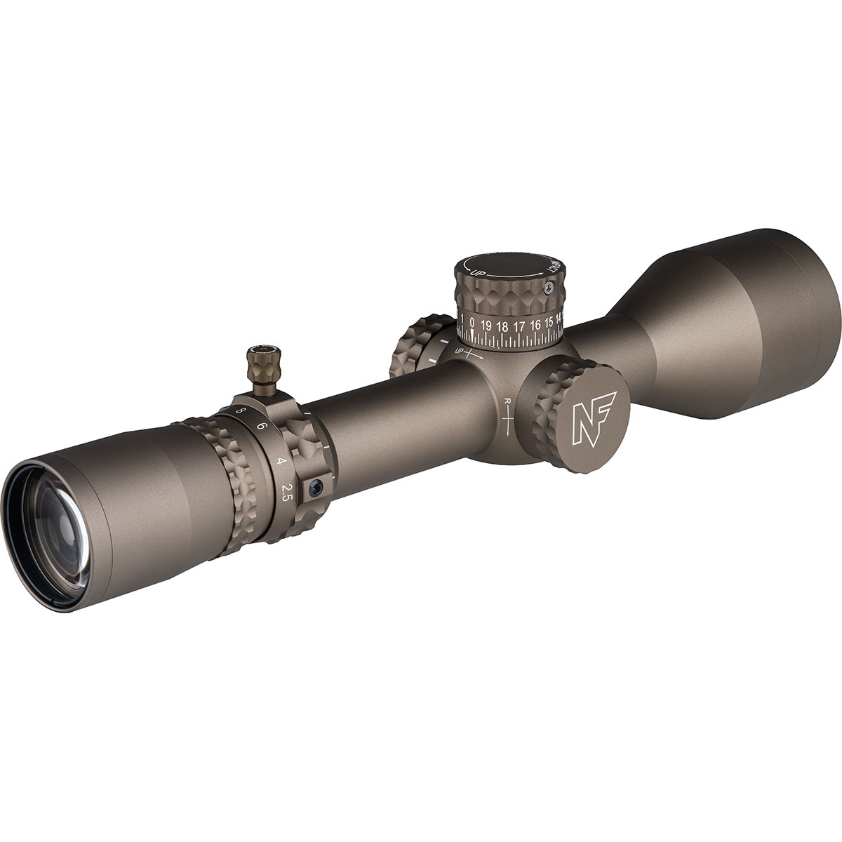 NIGHTFORCE NX8 2.5-20x50mm SFP Illuminated MIL-CF2 Reticle Black SKU ...