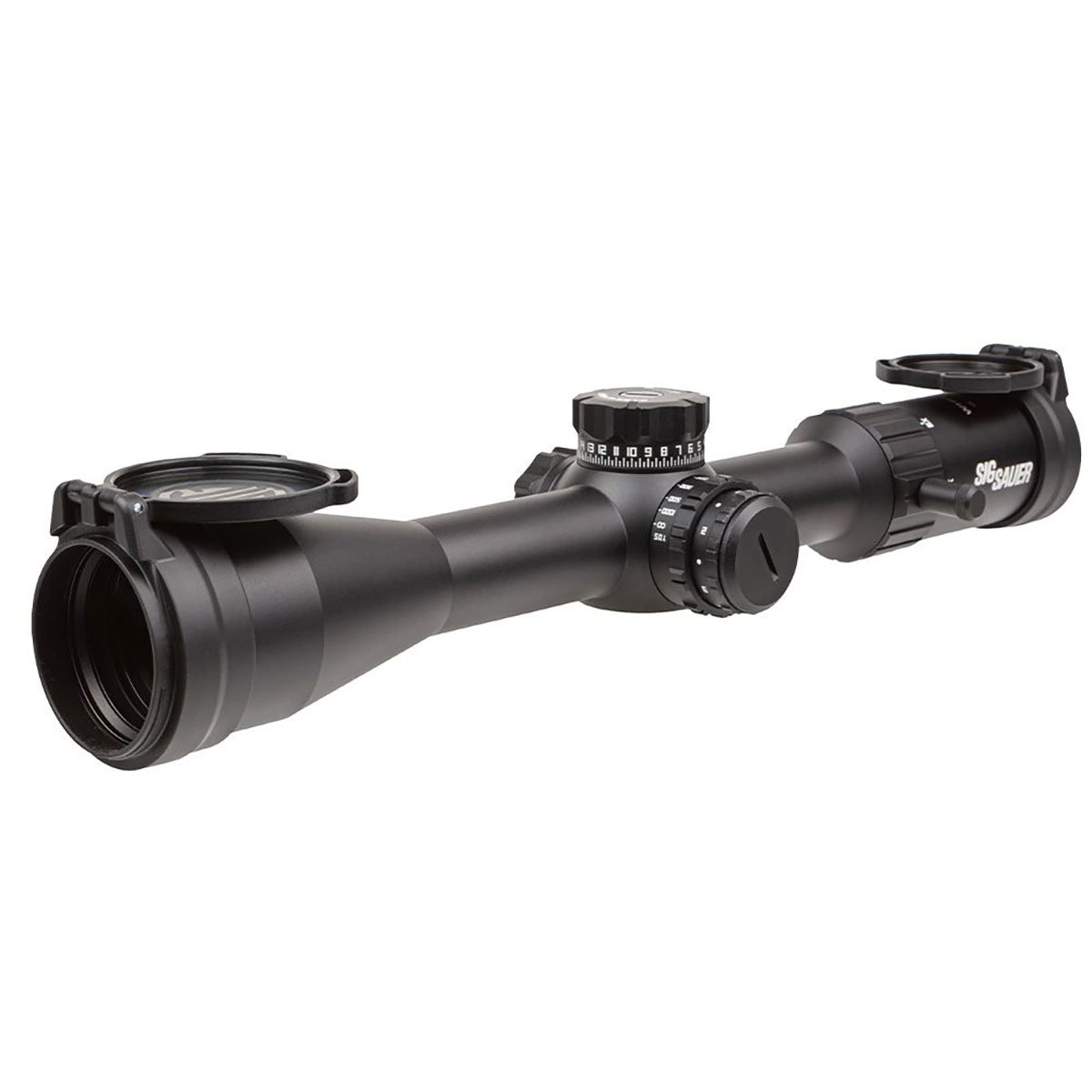 SIG SAUER, INC. WHISKEY4 4-16X44MM FFP EXPOSED ZEROSTOP RIFLE SCOPE