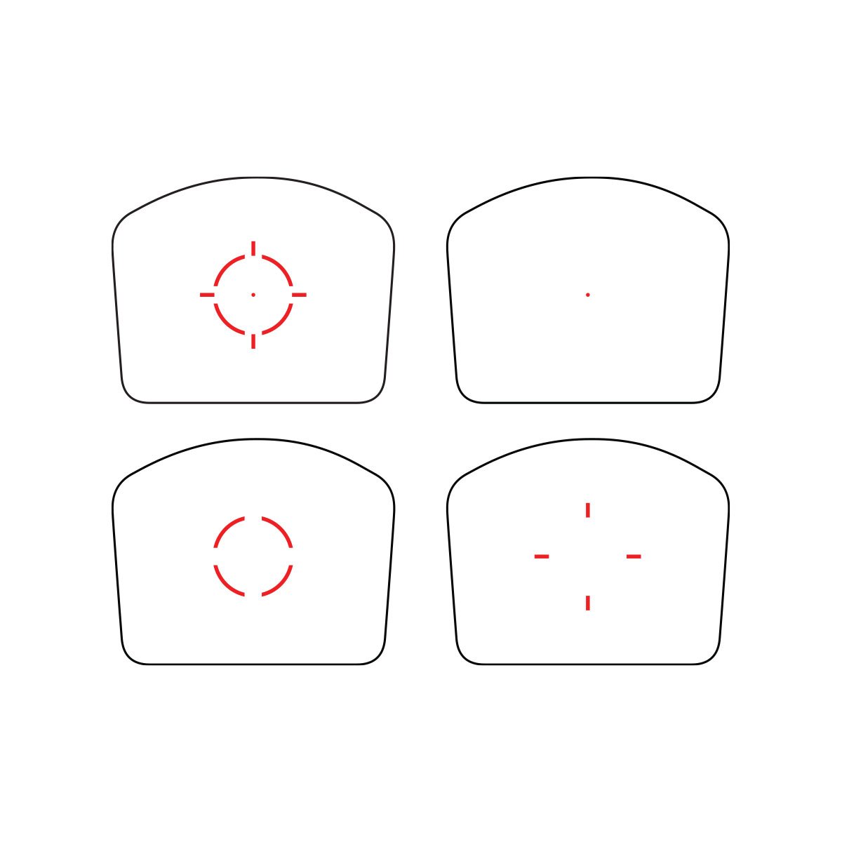 SWAMPFOX OPTICS Justice II RMR 1x30mm 6 MOA Red Dot Reflex Sight Black ...