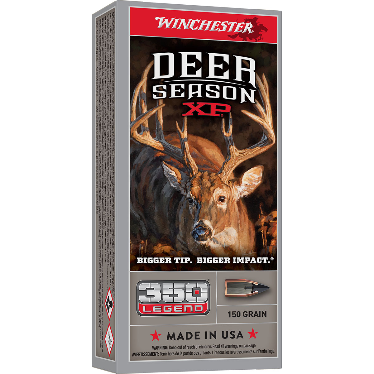 WINCHESTER DEER SEASON XP 350 LEGEND POLYMER TIP RIFEL AMMO | UPC ...