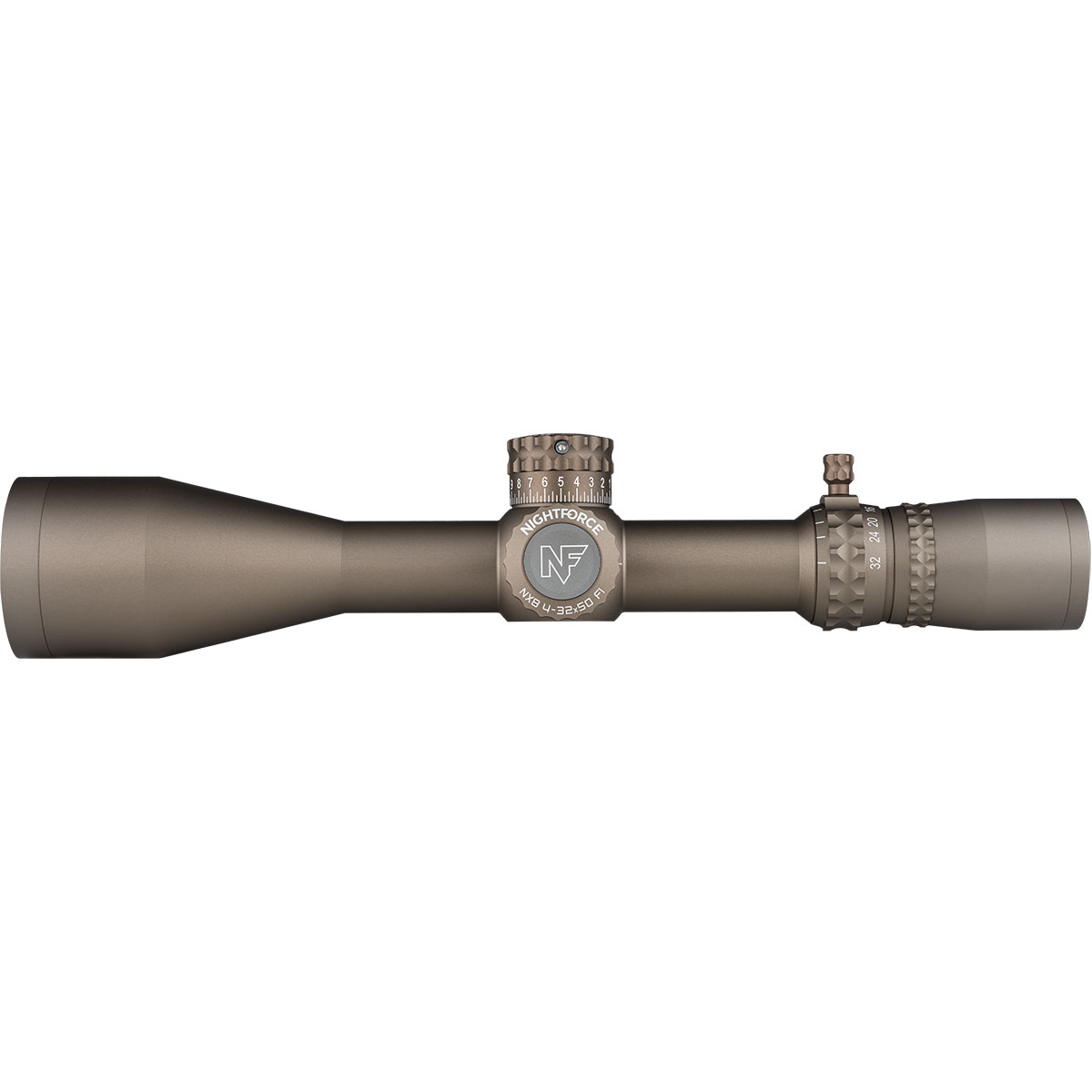 NIGHTFORCE NX8 4-32X50MM F1 FFP ILLUMINATED RIFLE SCOPE