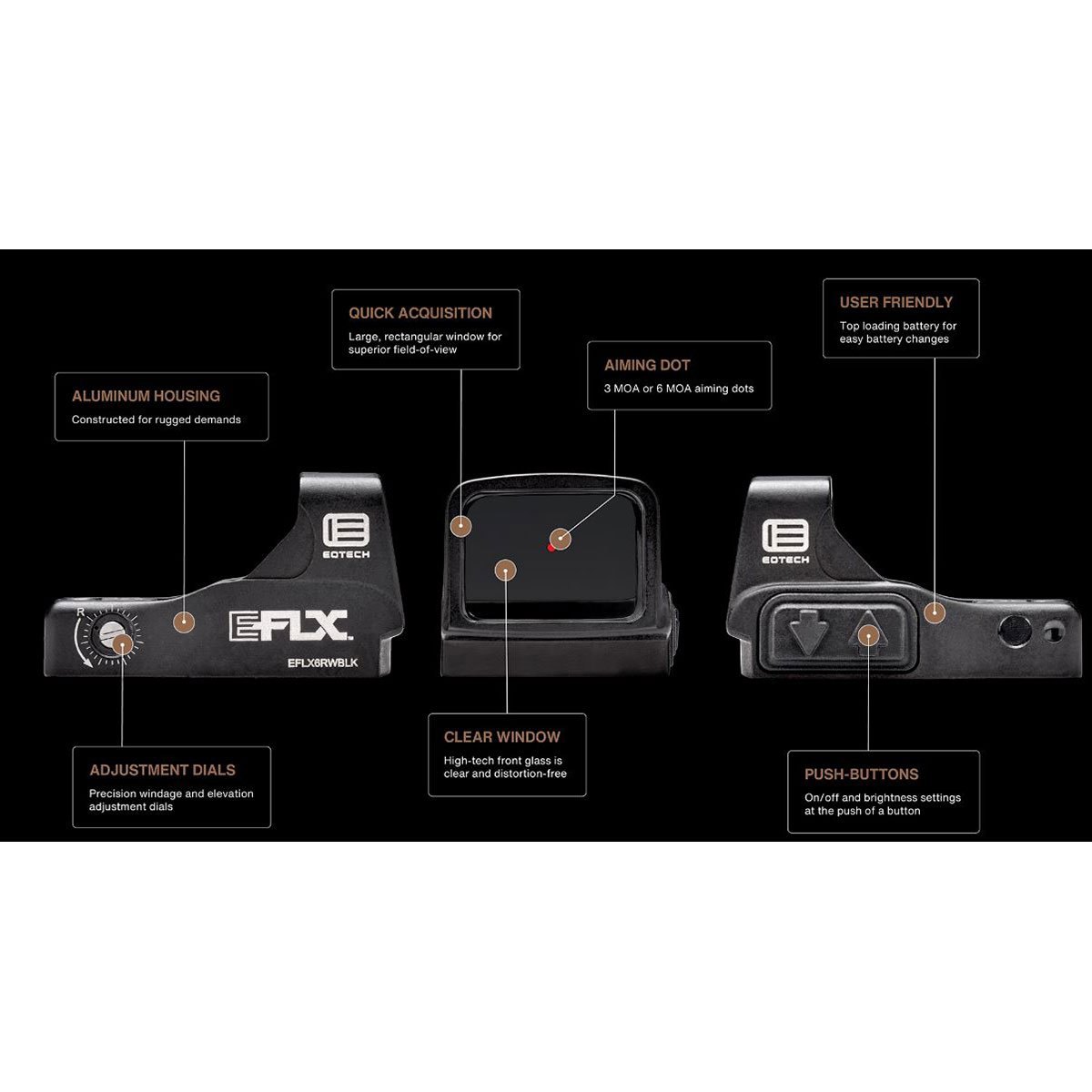 EOTECH EFLX MINI REFLEX SIGHT