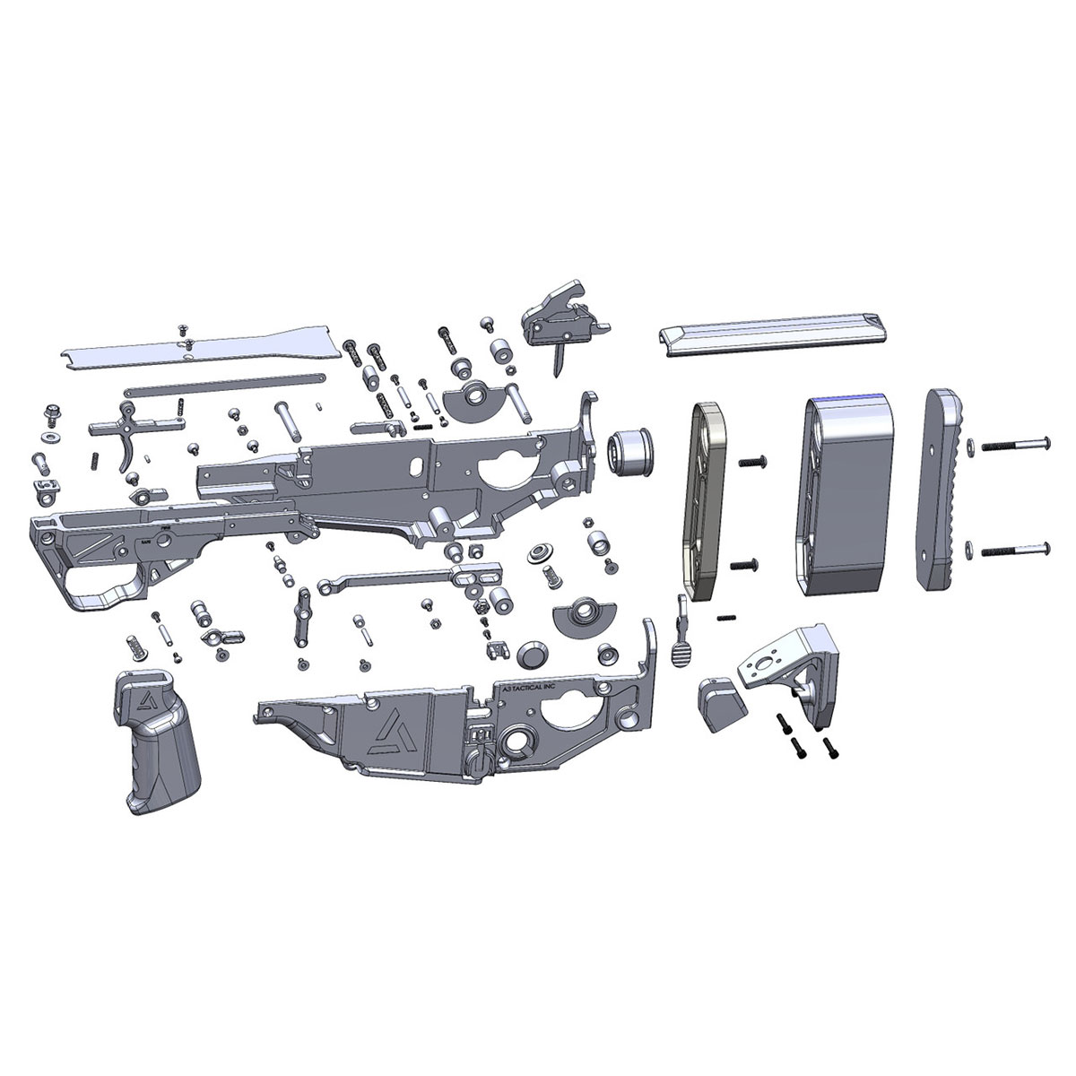 A3 TACTICAL TRIAD BULLPUP CHASSIS FOR FOXTROT MIKE® PISTOL UPPER RECEIVER