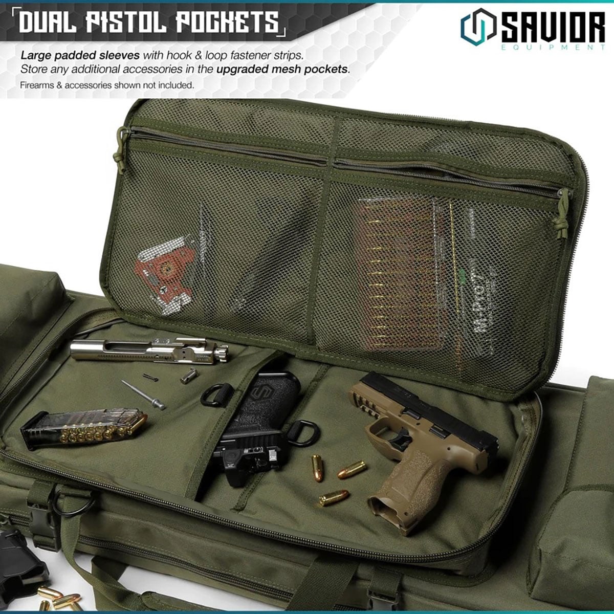 SAVIOR EQUIPMENT URBAN WARFARE LOW PROFILE DOUBLE RIFLE CASES