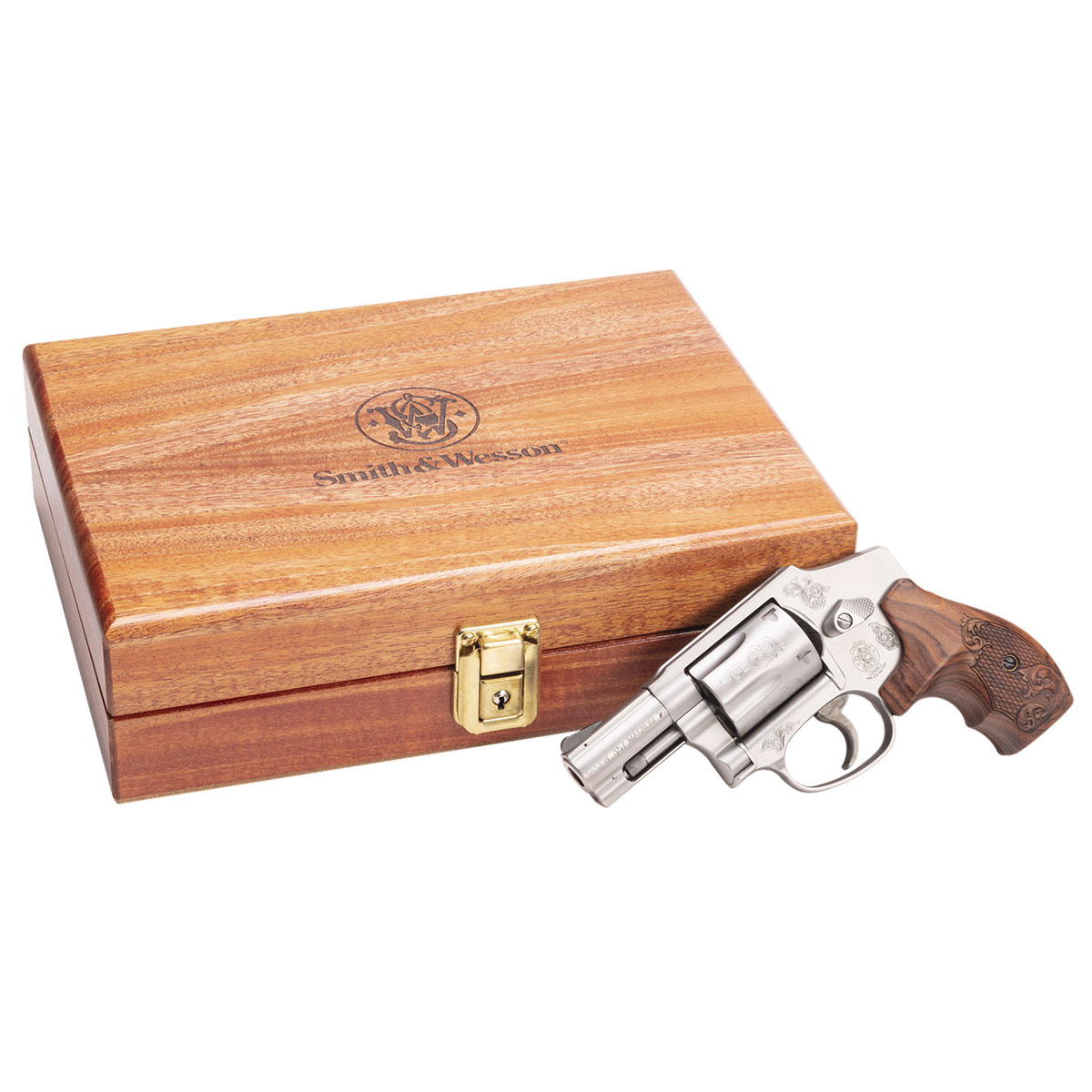 SMITH & WESSON MODEL 640 ENGRAVED J-FRAME 357 MAGNUM REVOLVER