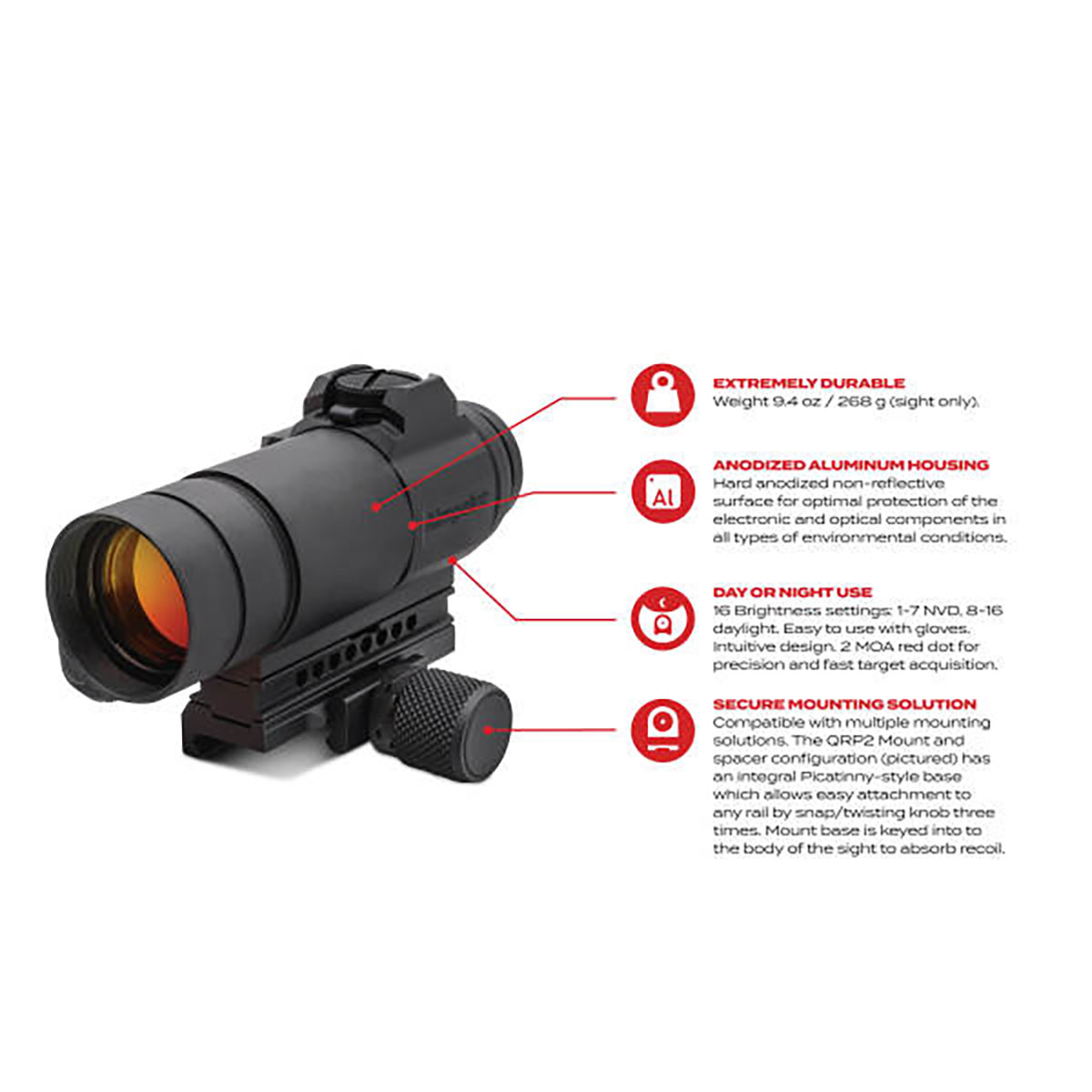 AIMPOINT COMPM4S RED DOT REFLEX SIGHT