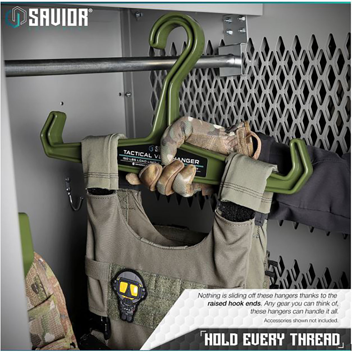 SAVIOR EQUIPMENT HEAVY DUTY VEST HANGERS