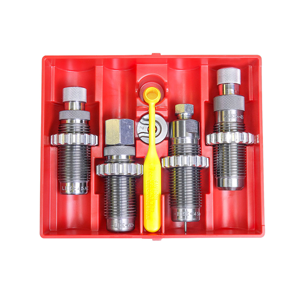 LEE PRECISION 4 DIE - DELUXE PISTOL DIE SET