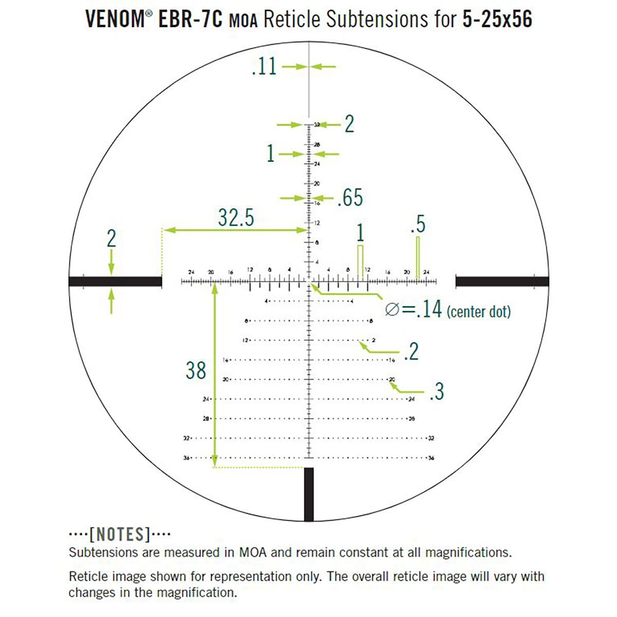 VORTEX OPTICS VENOM 5-25X56MM FFP RIFLE SCOPE