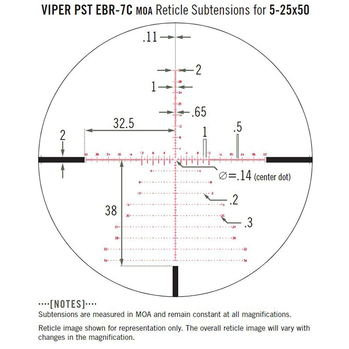 VORTEX OPTICS VIPER PST GEN II 5-25X50MM SFP ILLUMINATED RIFLE SCOPE