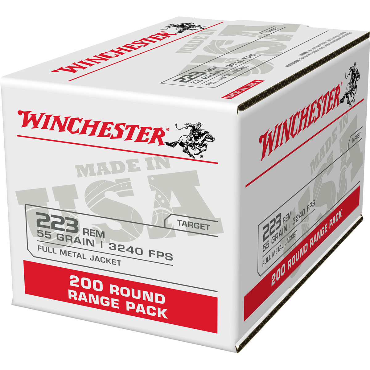 WINCHESTER USA WHITE BOX 223 REMINGTON RIFLE AMMO
