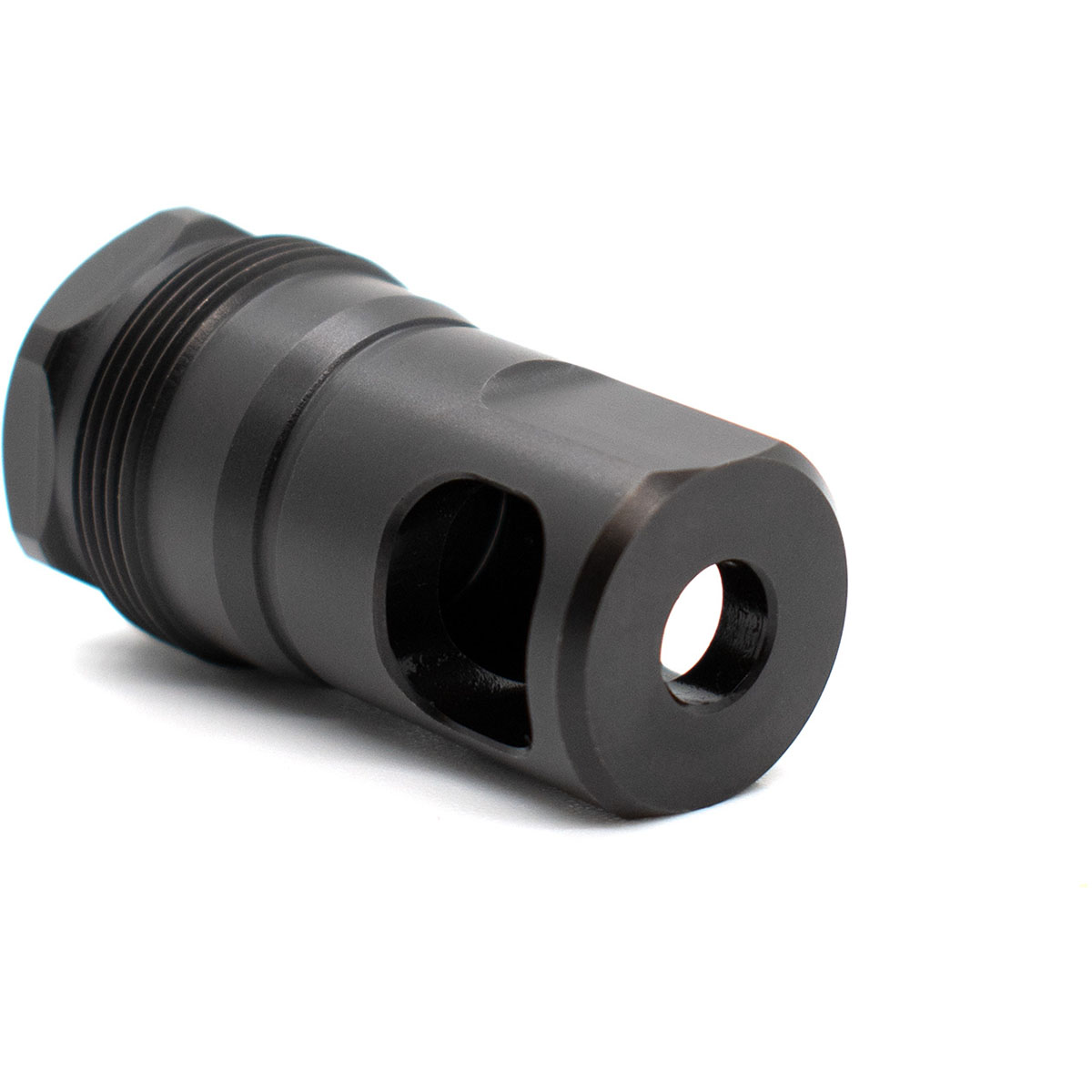 REARDEN MFG SPB Muzzle Brake 0.375 SR25 Threads Square Shoulder Black ...