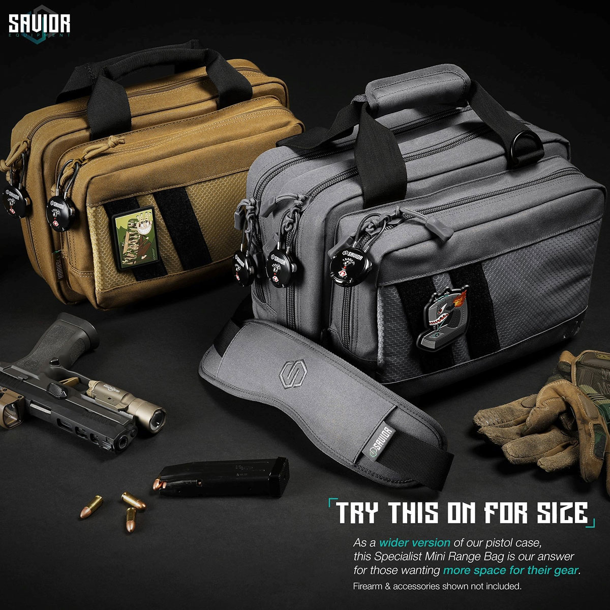 SAVIOR EQUIPMENT SPECIALIST MINI RANGE BAGS FOR HANDGUNS