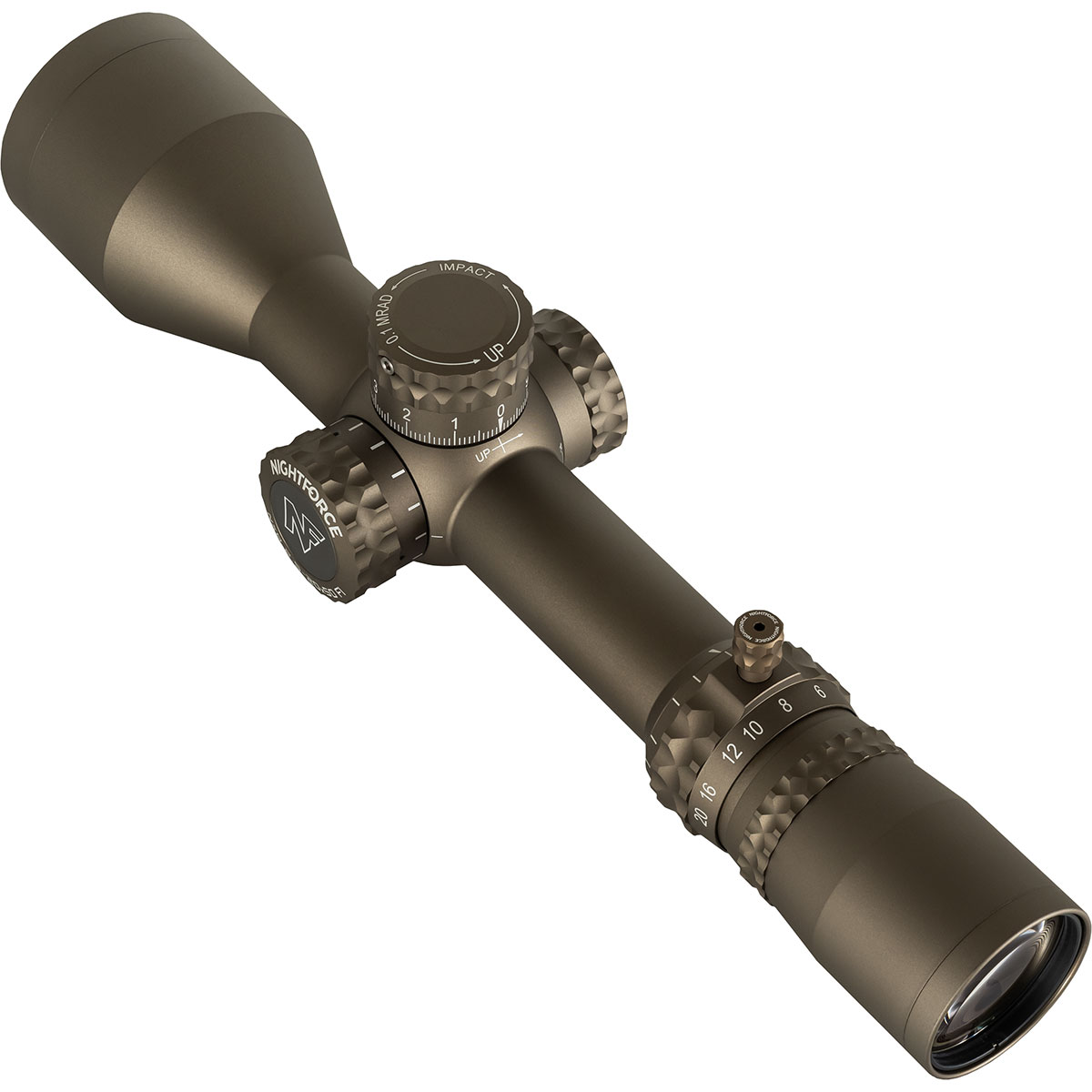 NIGHTFORCE NX8 2.5-20X50MM F1 FFP ILLUMINATED RIFLE SCOPE