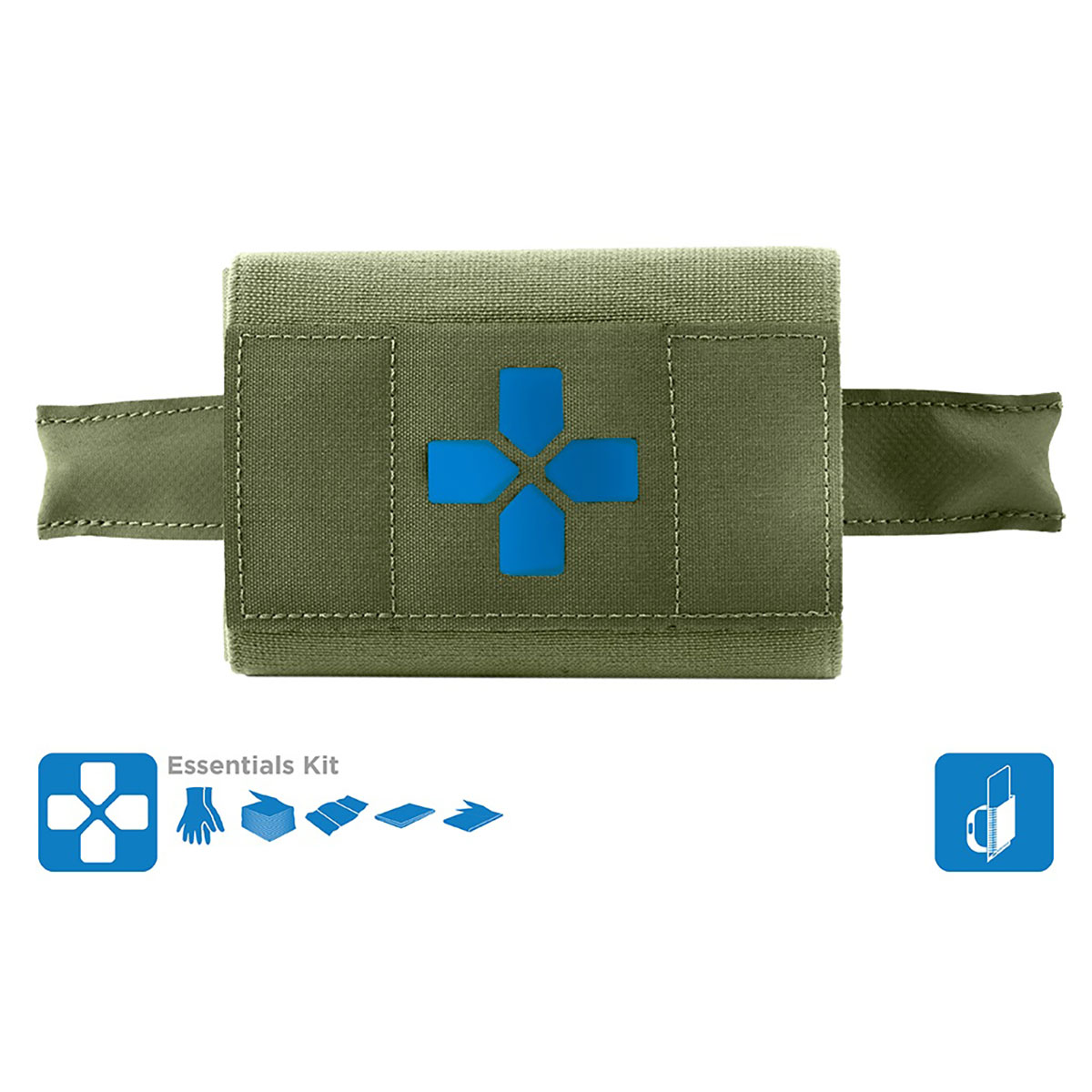 BLUE FORCE GEAR MICRO TRAUMA KIT NOW! ESSENTIAL KIT BELT MOUNTED ...