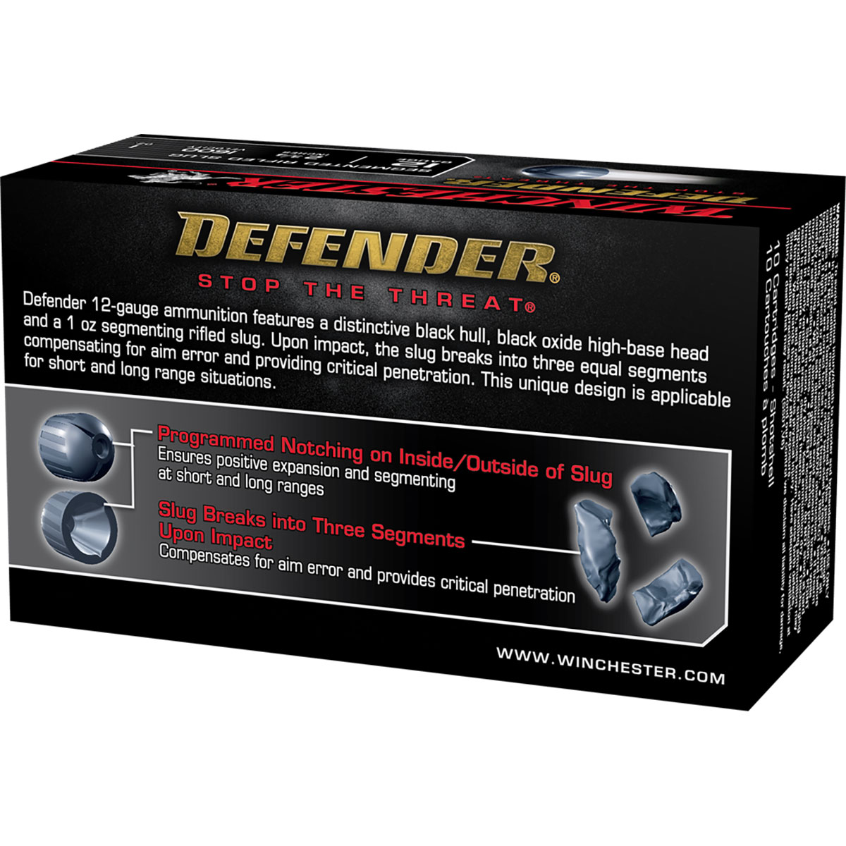WINCHESTER DEFENDER 12 GAUGE SHOTGUN AMMO