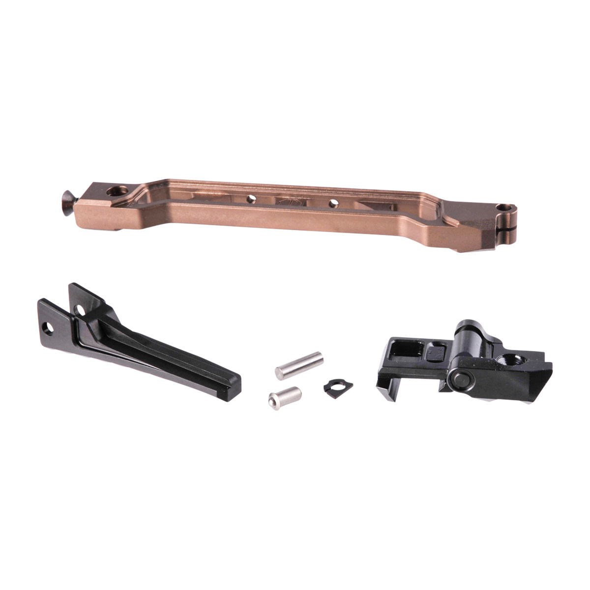 JMAC CUSTOMS LLC 8-INCH RAISED ARM BAR WITH FOLDING BUTTPLATE