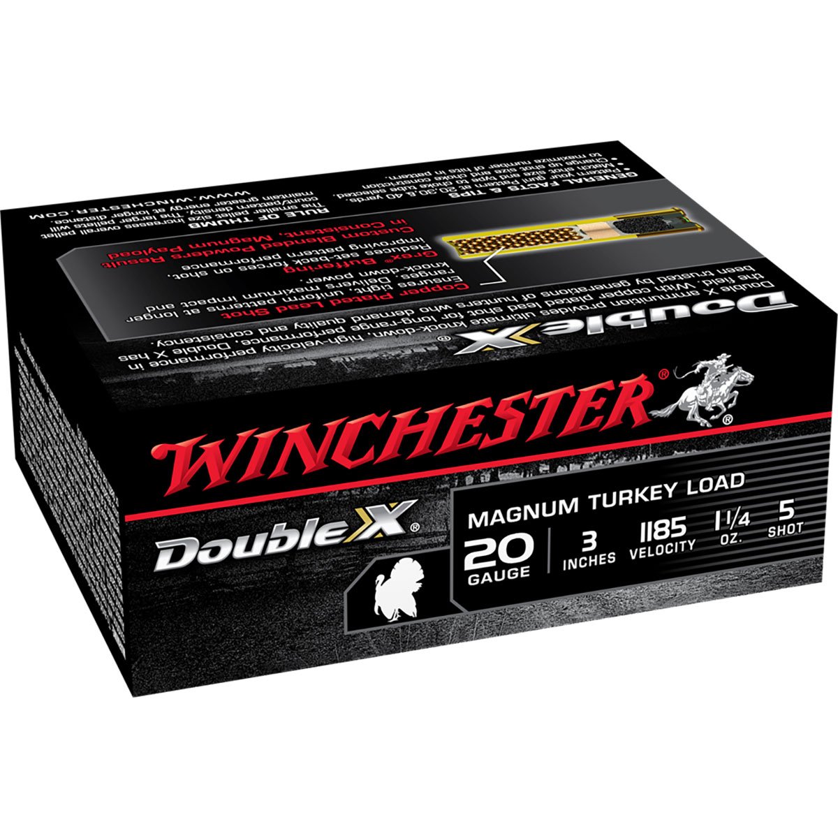 WINCHESTER DOUBLE X MAGNUM TURKEY LOAD 20 GAUGE SHOTGUN AMMO