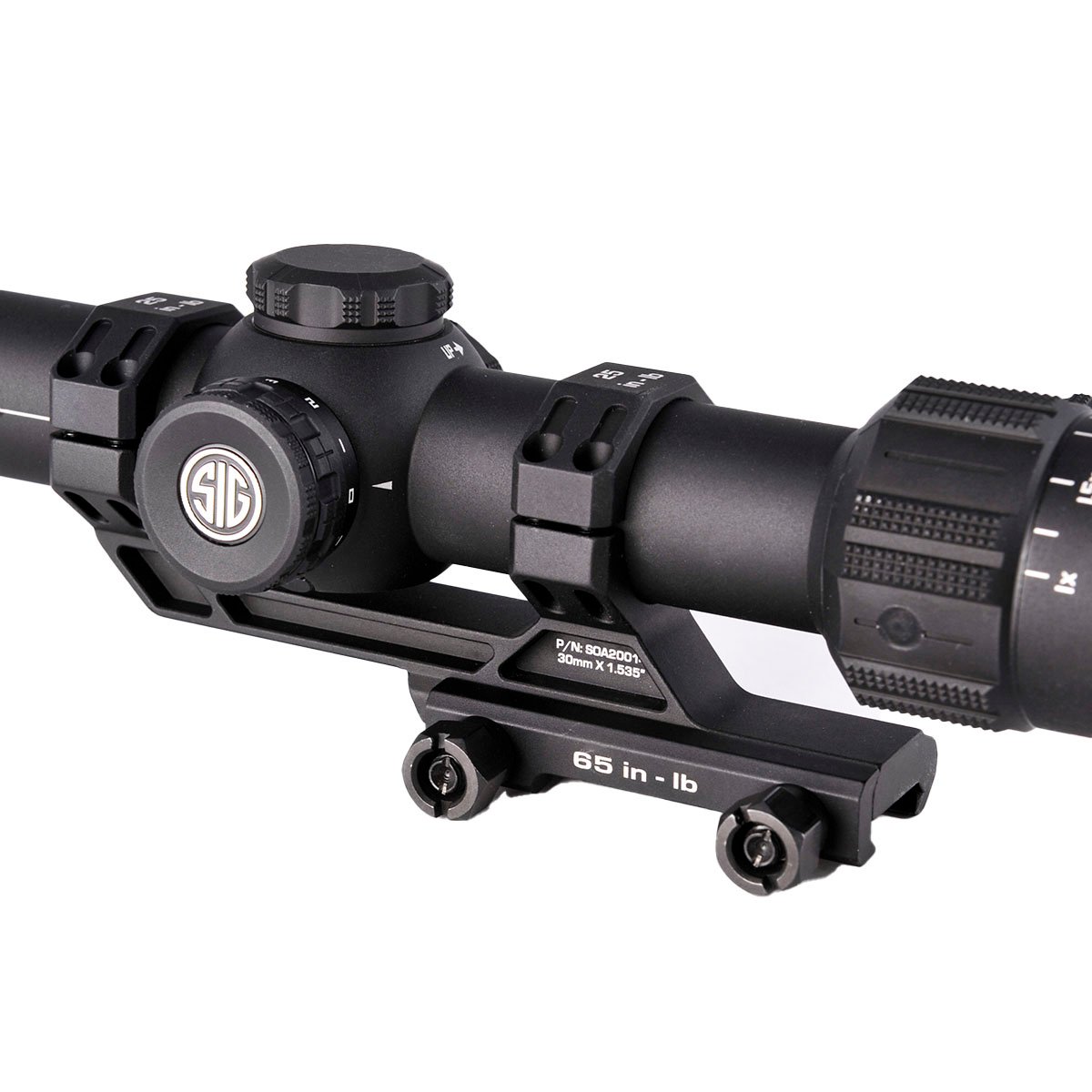 SIG SAUER, INC. TANGO MSR 1-6X24MM FFP ILLUMINATED RIFLE SCOPE WITH MOUNT