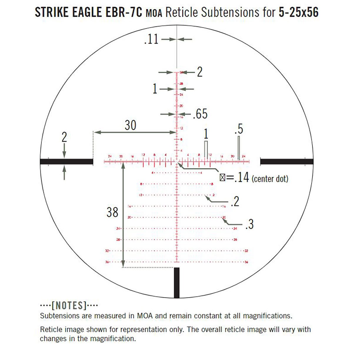 VORTEX OPTICS STRIKE EAGLE 5-25X56MM FFP ILLUMINATED RIFLE SCOPE