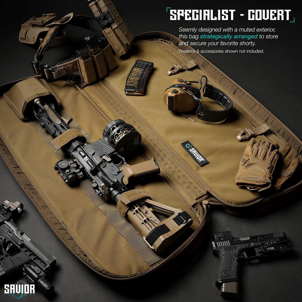 SAVIOR EQUIPMENT SPECIALIST COVERT SINGLE RIFLE CASES