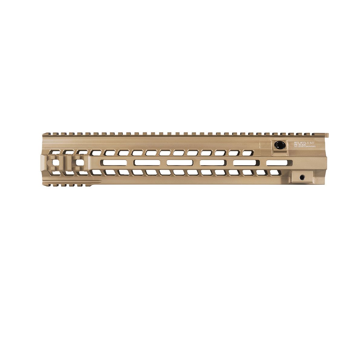 GEISSELE AUTOMATICS LLC 14.5" HK416 MK15 Super Modular Rail SMR M-LOK Black