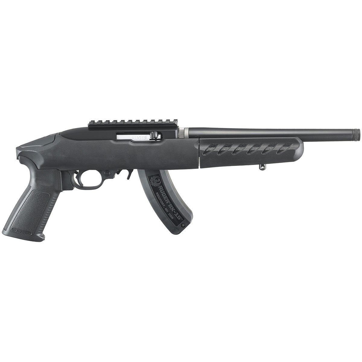 RUGER 22 Charger Takedown 22 Long Rifle 10" BBL (1)15RD Mag Black SKU ...