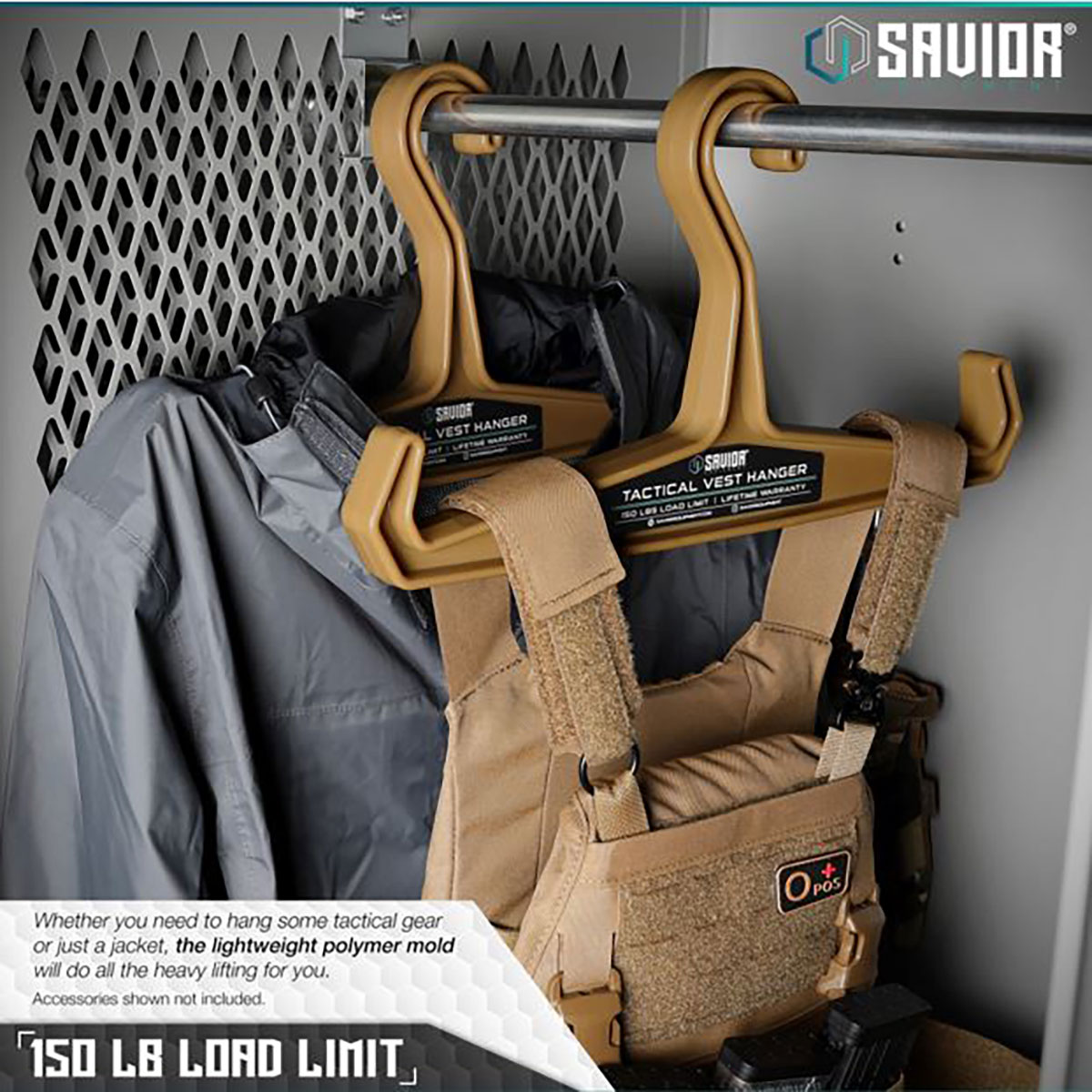 SAVIOR EQUIPMENT HEAVY DUTY VEST HANGERS