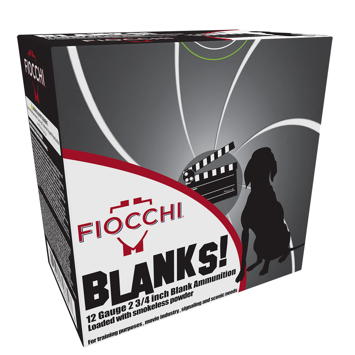 FIOCCHI AMMUNITION BLANKS 12 GAUGE 2-3/4" BLANK SHOT SHOTGUN AMMO | UPC ...