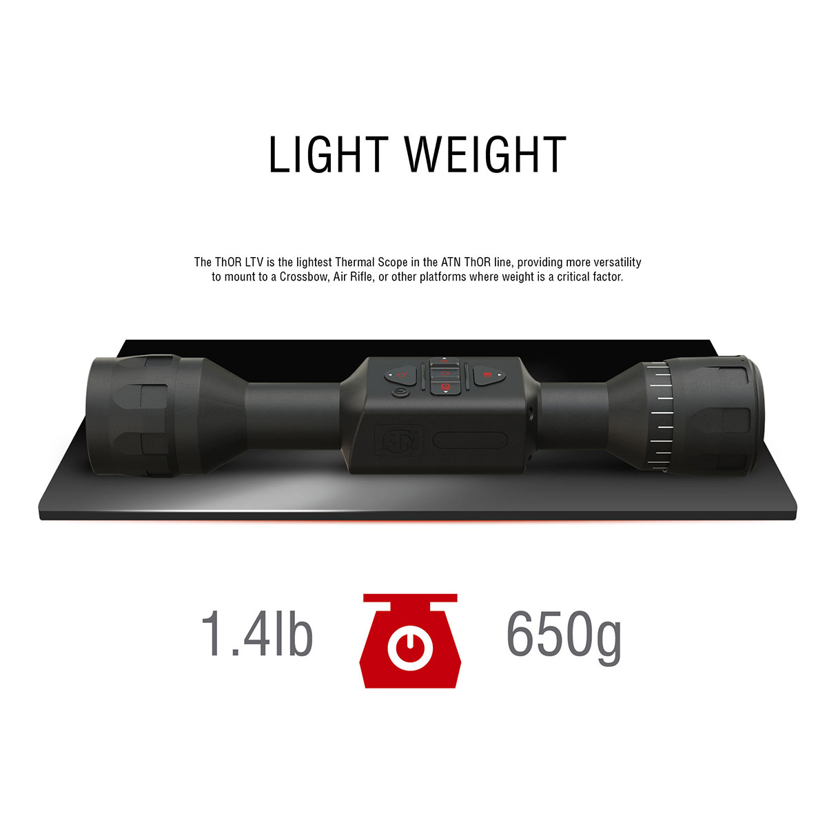 ATN THOR LTV 4-12X THERMAL RIFLE SCOPE
