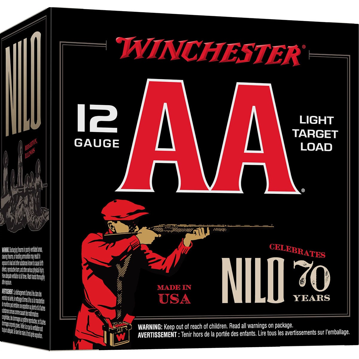 WINCHESTER AA LIGHT TARGET LOAD 12 GAUGE SHOTGUN AMMO