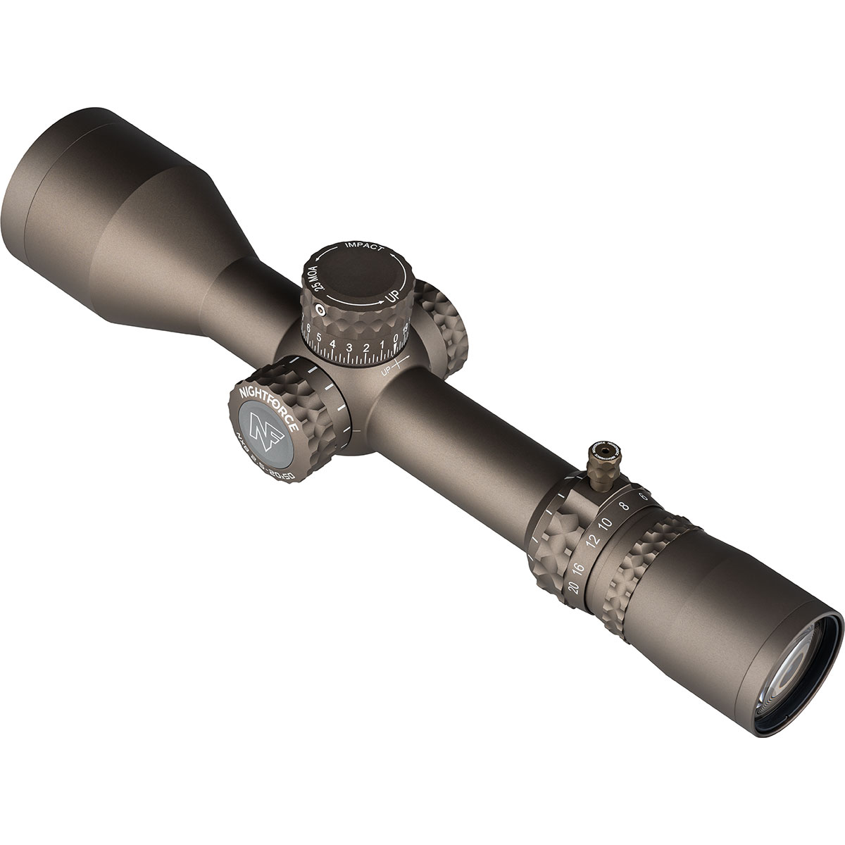 NIGHTFORCE NX8 2.5-20x50mm SFP Illuminated MOAR-CF2 Reticle Black SKU ...