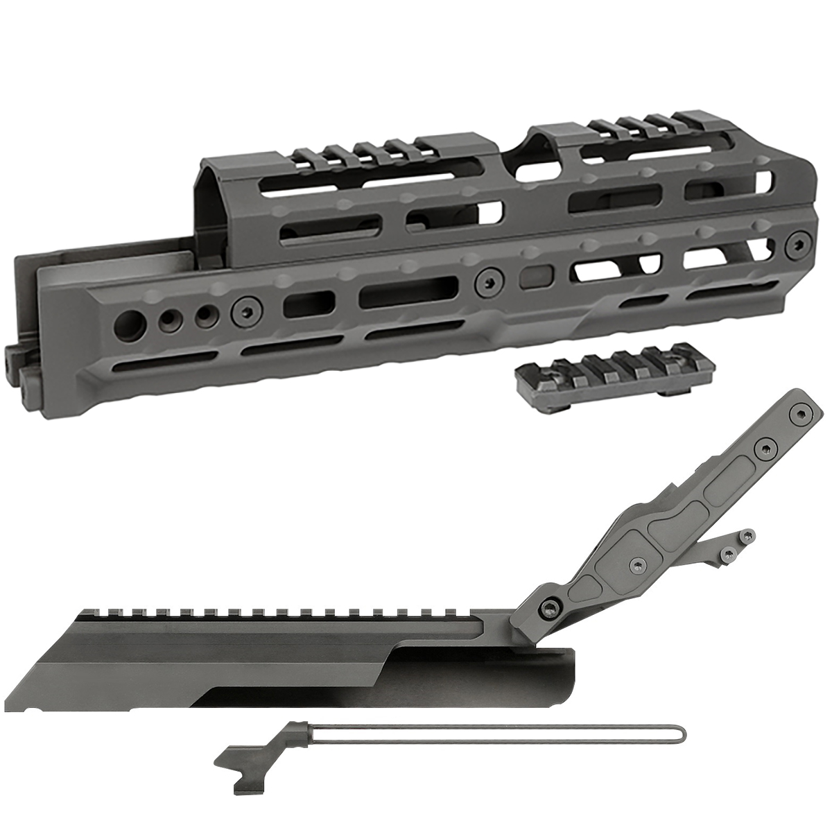 MIDWEST INDUSTRIES, INC. AK-47 ALPHA SERIES M-LOK HANDGUARD W/ RAILED ...