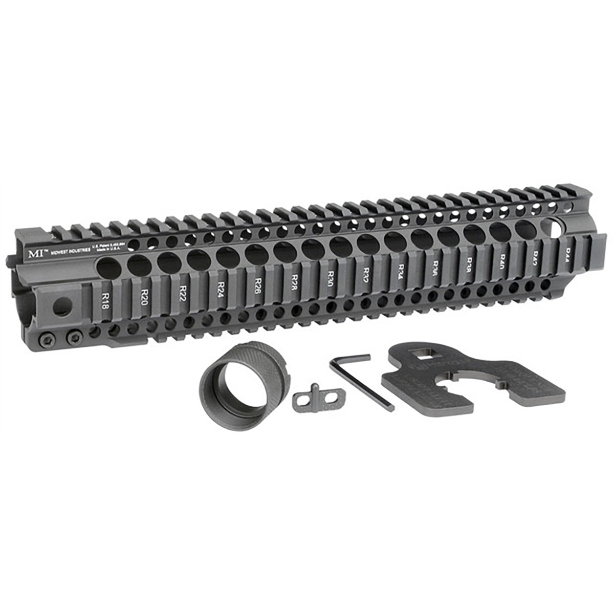 MIDWEST INDUSTRIES, INC. AR-15 Combat T-Series 1-PC Free Float ...
