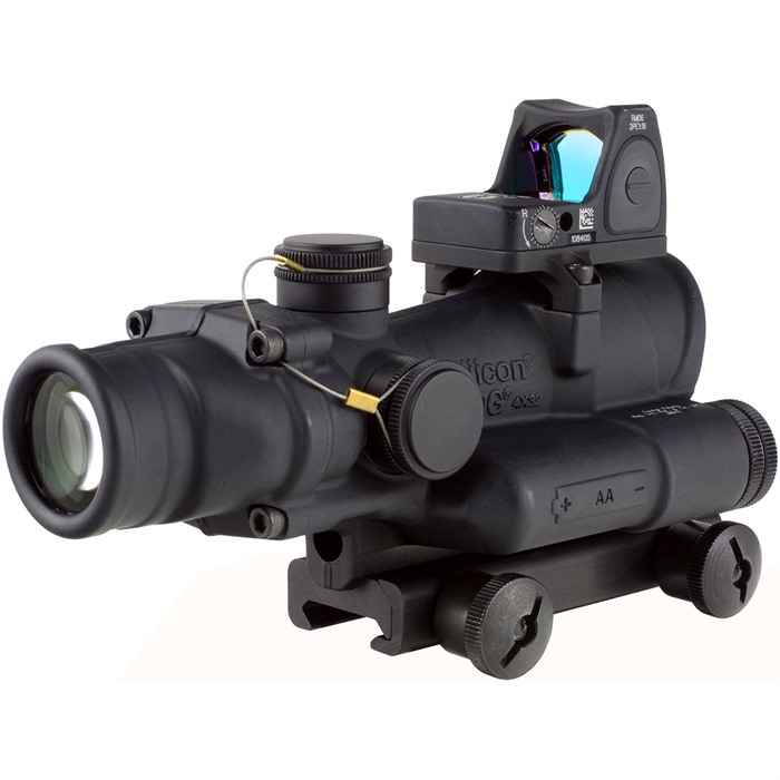 TRIJICON ACOG LED 4X32MM FIXED RIFLE SCOPE WITH RM06 RMR