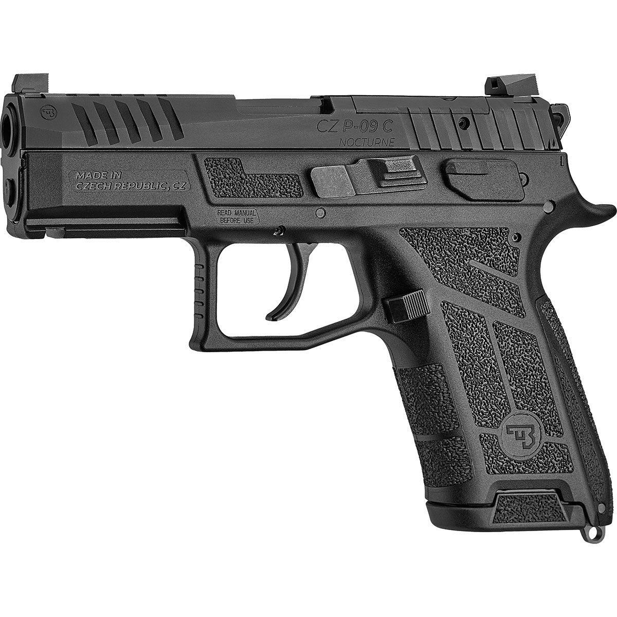 CZ USA CZ P-09 C Nocturne 9mm Luger 3.74" BBL (2)10RD Mags Black SKU ...