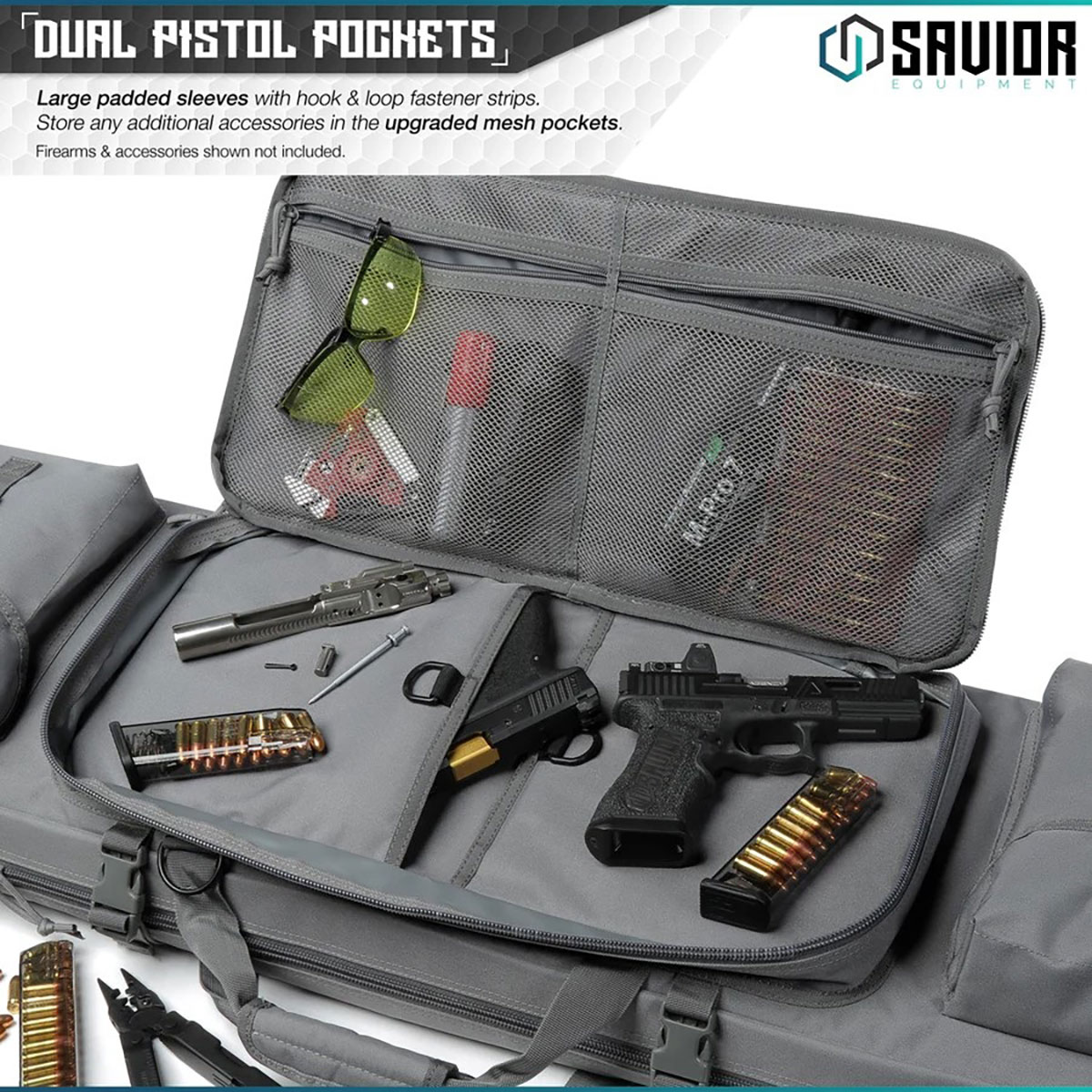 SAVIOR EQUIPMENT URBAN WARFARE LOW PROFILE DOUBLE RIFLE CASES