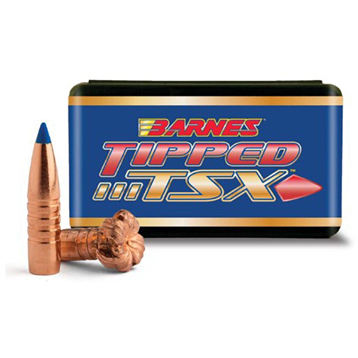 BARNES BULLETS TRIPLE-SHOCK X 22 CALIBER (0.224") TIPPED RIFLE BULLETS