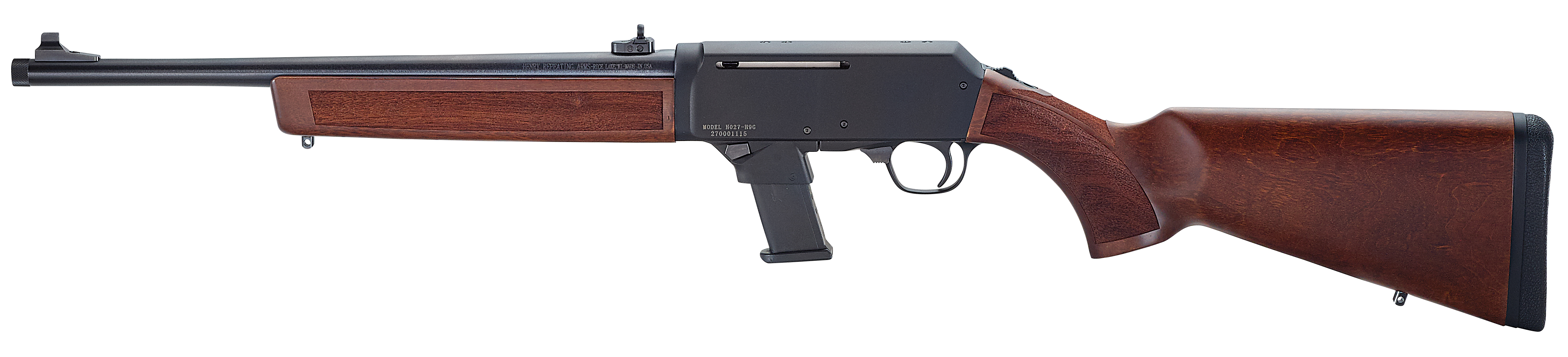 HENRY REPEATING ARMS HOMESTEADER 9MM LUGER CARBINE SEMI-AUTO RIFLE ...