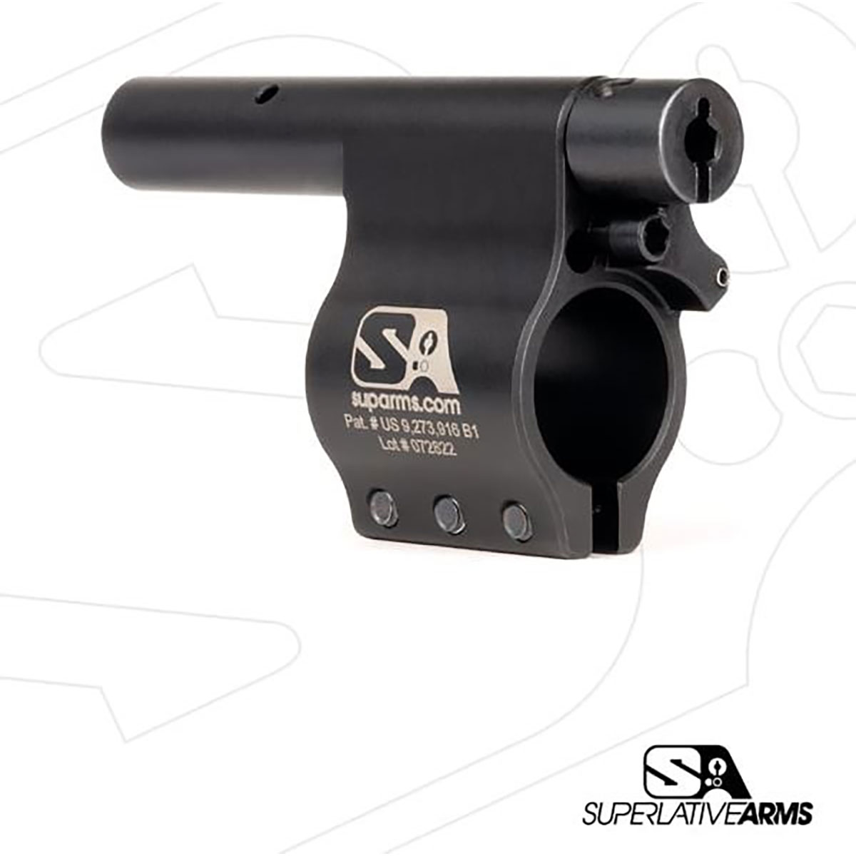 SUPERLATIVE ARMS LLC AR-15 ADJUSTABLE PISTON SYSTEM WITH CLAMP ON 0.625 ...