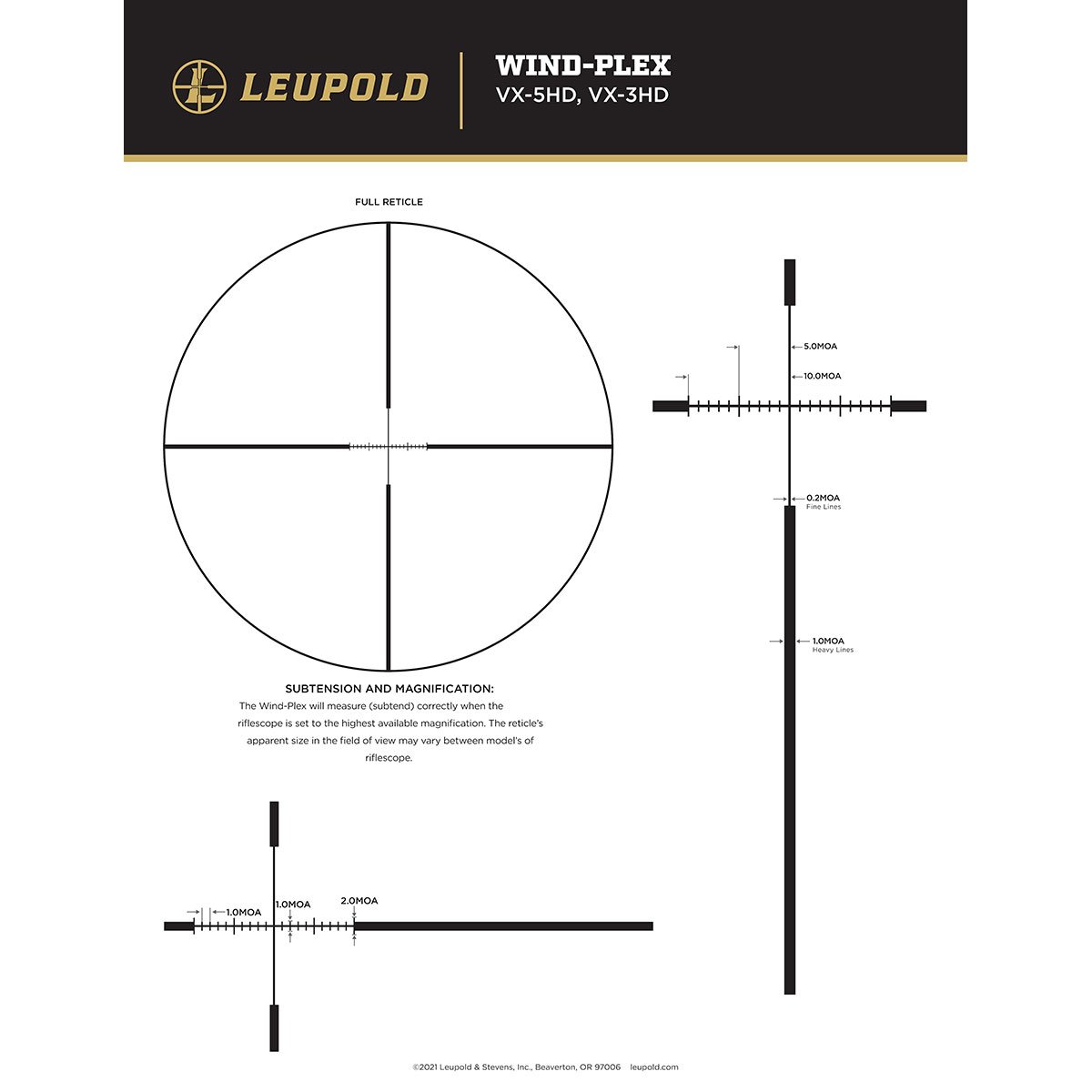 LEUPOLD VX-3HD 4.5-14X40MM SFP CDS-ZL RIFLE SCOPE