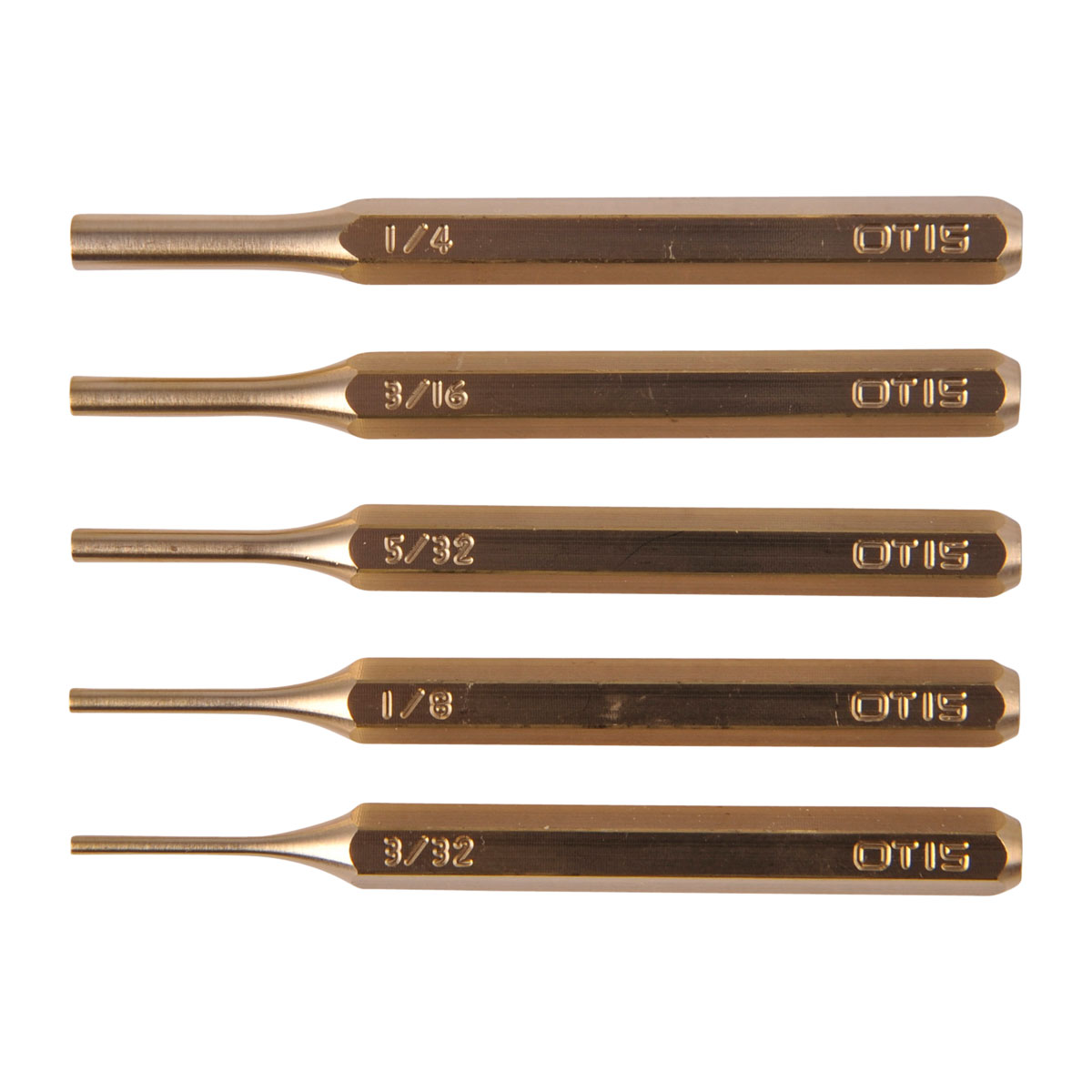 OTIS PRO+ 5 PIECE BRASS PUNCH SET