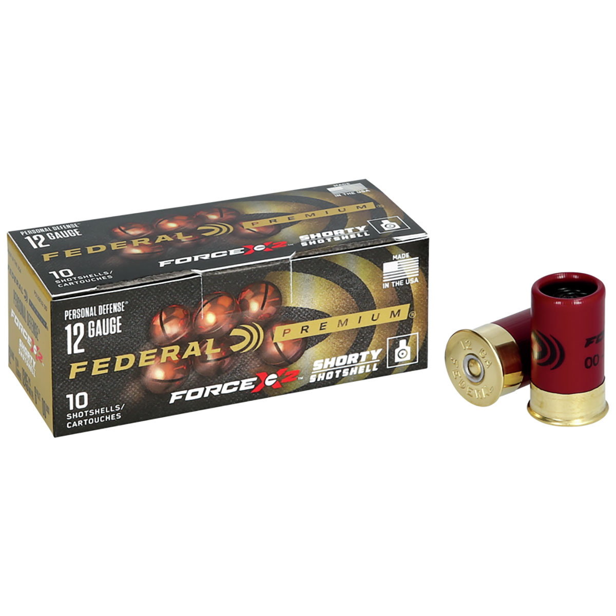 FEDERAL PERSONAL DEFENSE FORCE X2 SHORTY 12 GAUGE SHOTGUN AMMO