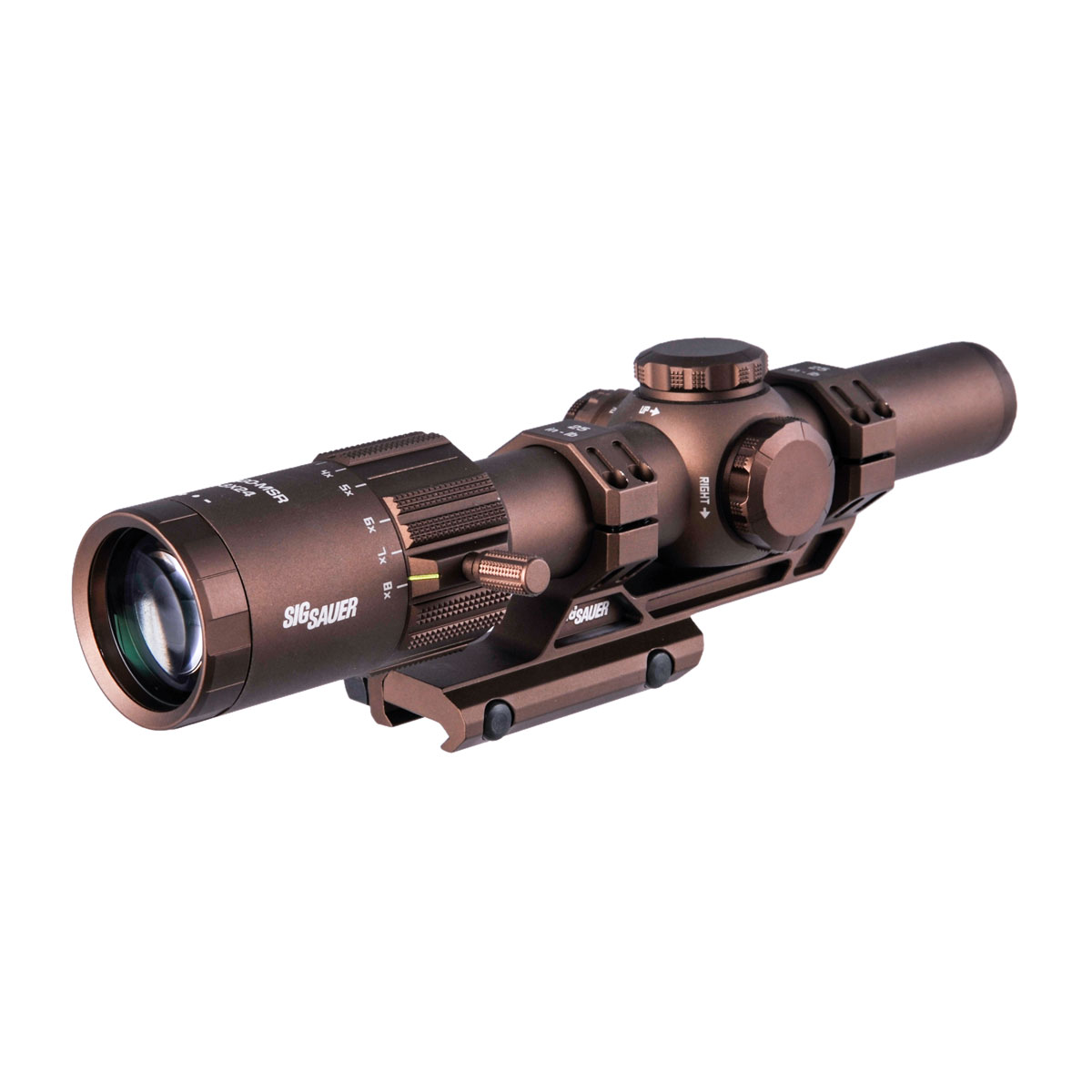 SIG SAUER, INC. TANGO MSR 1-8X24MM SFP ILLUMINATED RIFLE SCOPE WITH MOUNT