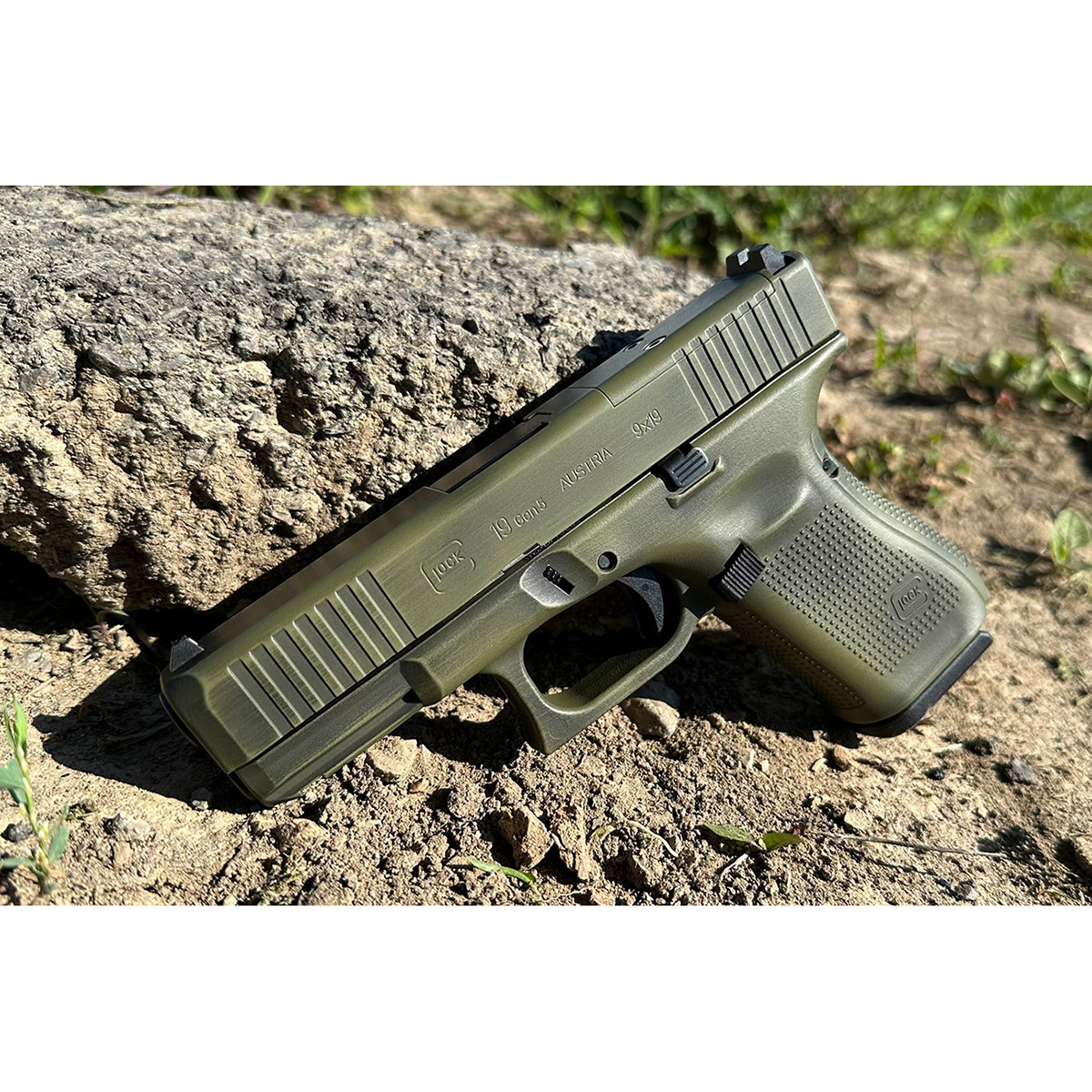 GLOCK Glock 19 GEN 5 MOS 9mm Luger 4.02" BBL (3)15RD Mag Black SKU ...